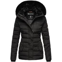 Navahoo Damen Steppjacke "Milianaa", schwarz, Gr. M, Oberstoff: 100% Polyester, Futter: 100% Polyester, Wattierung: 100% Polyester, Ärmelfutter: 100%