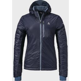 Sch&ouml;ffel SCH&Ouml;FFEL Damen Outdoorjacke "Ins Hybrid Black Raven L", blau, Gr. 42, Oberstoff : 100% Nylon Futter : 100% Nylon Wattierung : 100% Polyester, Jacken