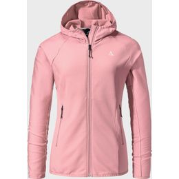 Schöffel SCHÖFFEL Damen Fleecejacke "Hiking Fleece Hoody Style Cascata WMS", pink, Gr. 36, Oberstoff: 94% Polyester, 6% Elasthan, Jacken