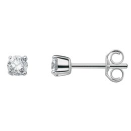 ONE ELEMENT Damen Paar Ohrh&auml;nger "0.30 ct Diamant Brillant Ohrringe Ohrstecker aus 585 Wei&szlig;gold", Damen, 0,3, Diamanten Gold Wei&szlig;gold 585, silber,