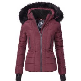 Navahoo Damen Steppjacke "Adele", rot, Gr. XL, Obermaterial: 100% Polyester, Futter: 100% Polyester, Wattierung: 100% Polyester, Ärmelfutter: 100%