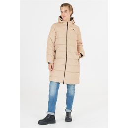 WHISTLER Damen Wintermantel "Amaret", beige, Gr. 46, unifarben, 100% Polyester, Mäntel, mit Kunstdaunenpolster und 2-Wege-Reißverschluss