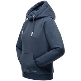 Navahoo Damen Kapuzensweatshirt "Zuckerb&auml;rchen", blau, Gr. S, Sweatware, 60% Baumwolle, 40% Polyester, Sweatshirts, Kuscheliger Hoodie mit breiten