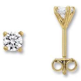 ONE ELEMENT Damen Paar Ohrh&auml;nger "Zirkonia Ohrringe Ohrstecker aus 333 Gelbgold", Damen, Gelbgold 333 Gold, gold, Gelbgold 333, Gold, Ohrringe, Damen
