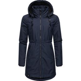 Ragwear Damen Winterjacke "Dakkota", blau, Gr. XXL, Außenmaterial: 100% Polyester, Innenfutter: 100% Polyester, Wattierung: 100% Polyester, Jacken,