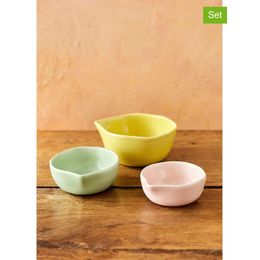 Jamie Oliver 3er-Set: Snackschalen "Big Love" in Gelb/ Rosa/ Mint - 10% | Aufbewahren-servieren