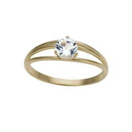 Firetti Damen Goldring "Schmuck Geschenk Gold 333 Damenring Goldring Edelstein Farbstein", 18, Gelbgold 333, 2mm, bunt, Gelbgold 333, Fingerringe,