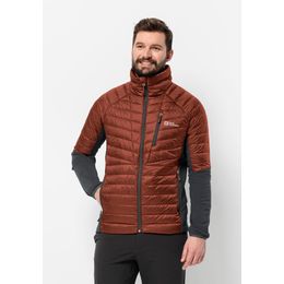 Jack Wolfskin Herren Hybridjacke "NEBELHORN DOWN HYBRID M", rosa, Gr. S, 1. OBERSTOFF 100% POLYAMID 2. OBERSTOFF: 95% POLYESTER, 5% ELASTHAN FUTTER