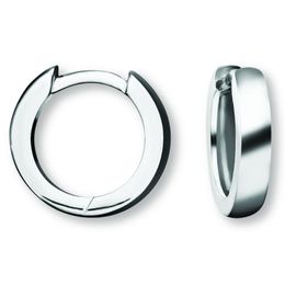 ONE ELEMENT Damen Paar Creolen "Ohrringe Creolen aus 925 Silber &Oslash; 12,6 x 2,6 mm", Damen, Silber 925 (Sterlingsilber), silber, Silber 925