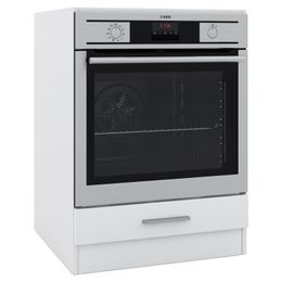 Kontor-Hermsen Unterschrank 60 cm Backofenschrank Wei&szlig;