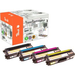Peach B320 4 Toner (bk, c/m/y) ersetzt Brother TN-320 f&uuml;r z.B. Brother DCP -9055 CDN, Brother DCP -9270 CDN, Brother HL -4100, Brother HL -4500 (wiederaufbereitet)