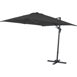 siena GARDEN Ampelschirm 'Vito' anthrazit Ø 250 cm