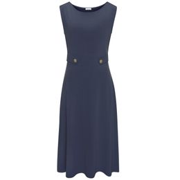 Lascana Damen Midikleid, blau, Gr&ouml;&szlig;e 34
