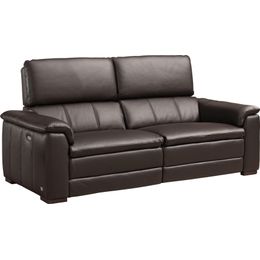 2,5-Sitzer Egoitaliano "Capucine", schwarz, B:200cm H:99cm T:97cm, Sofas, wahlweise mit elektrisch oder manuell verstellbarer Relaxfunktion