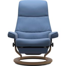 Relaxsessel stressless, B:79cm H:109cm T:77cmlazuli blau batick, Leder BATICK: BATICK ist ein leicht korrigiertes, durchgefärbtes und genarbtes