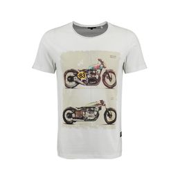 Key Largo T-Shirt 'Brake' Herren Gr&ouml;&szlig;e XXL ecru / braun / schwarz / naturwei&szlig;