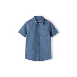 MINOTI Hemd Jungen Gr&ouml;&szlig;e 92/96 blue denim