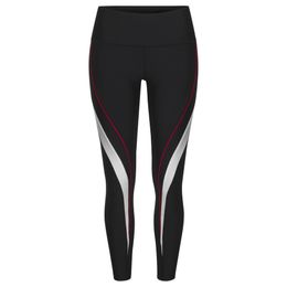 active by Lascana Lascana Active Sporthose Damen Gr&ouml;&szlig;e XS rot / schwarz / wei&szlig;