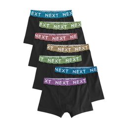 next Boxershorts Jungen Gr&ouml;&szlig;e 128 blau / lila / schwarz / wei&szlig;