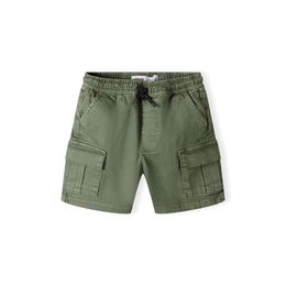 MINOTI Shorts Jungen Gr&ouml;&szlig;e 92/96 gr&uuml;nmeliert