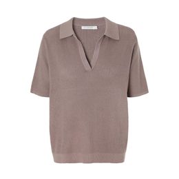 TATUUM Damenbluse Strickware SONAR Damen Gr&ouml;&szlig;e XXL dunkelbeige