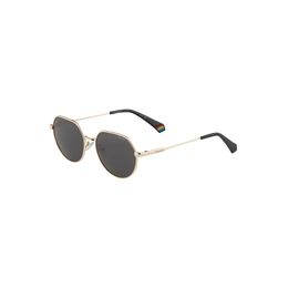Polaroid Sonnenbrille Herren Gr&ouml;&szlig;e 54 gold / schwarz