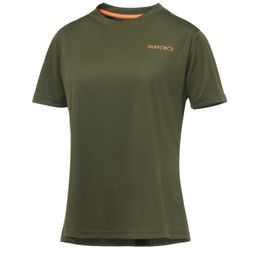 Parforce Active Damen Funktions T-Shirt Oliv (Gr&ouml;&szlig;e: L)