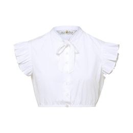 Almsach Dirndlbluse mit Schluppe Wei&szlig; (Gr&ouml;&szlig;e: 38)