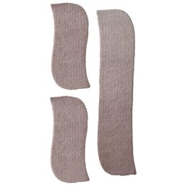 Teppich HEINE HOME Gr. 1, grau (taupe), B:65cm H:25mm L:140cm, Kunstfaser, Polyester, Teppiche