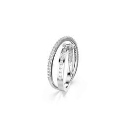Swarovski Ring - Ring - Gr. 15.5 - in Silber - f&uuml;r Damen