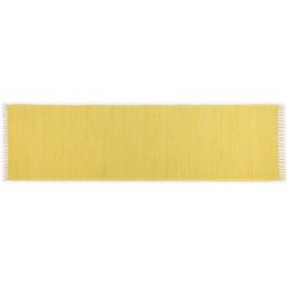 Theko Teppich HAPPY COTTON gelb