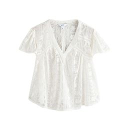 next Bluse Damen Gr&ouml;&szlig;e 5XL wei&szlig;