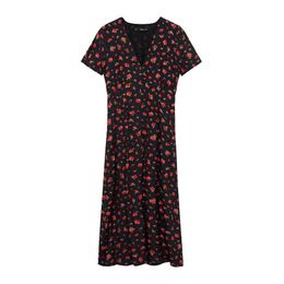 Mango Kleid 'GEM' Damen Größe 40 tanne / hellrot / schwarz