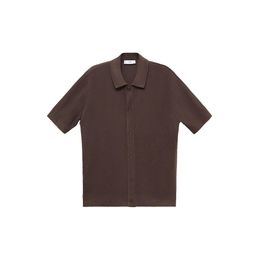 Mango Man Button Up Shirt 'Canario' male Brown size XL