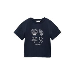 Mango Kids Shirt 'SEASHELL' girl Blue size 8