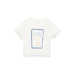 Mango Kids Shirt 'ESCAPE' girl White size 6