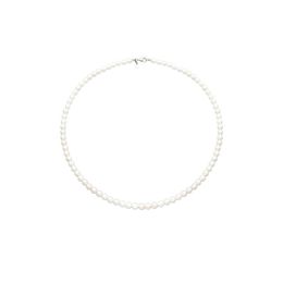 Kuzzoi Kette Herren Größe 50 silber / perlweiß