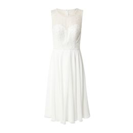 Swing Kleid Damen Größe 34 silbergrau / eierschale