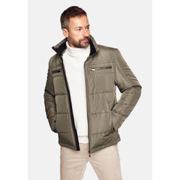 Steppjacke Cabano "Stepp-Blouson", Herren, Gr. 25, gr&uuml;n (gr&uuml;n, olivgr&uuml;n), 100% Polyester, unifarben, kurz, Jacken Steppjacke, mit daunenweicher Wattierung