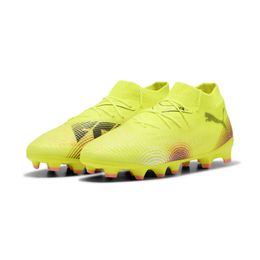 Fu&szlig;ballschuh Puma "FUTURE 8 PRO FG/AG Fu&szlig;ballschuhe Jugendliche", Kinder, Gr. 32, gelb (gelb alert schwarz sun struck pink), Obermaterial: Textil, Synthetik. Futter: Textil, Synthetik. Innensohle: Textil. Laufsohle: Synthetik, Schuhe Fu&szlig;ballschuh