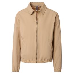 Langjacke Casamoda "Casamoda Jacke uni", Herren, Gr. XL, beige, 100% Baumwolle, Jacken Langjacke