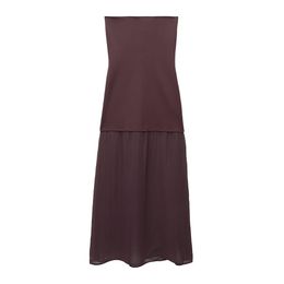 Pull&Bear Pull&Bear Kleid Damen Größe 36 burgunder Winterkleid