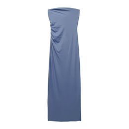 Pull&Bear Pull&Bear Kleid Damen Größe 36 blau Winterkleid