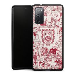 DeinDesign Galaxy S20 FE 5G Handy Silikon H&uuml;lle Case schwarz Handyh&uuml;lle Fcb 125 Jahre Fc Bayern M&uuml;nchen Official Licensed Product