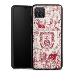 DeinDesign Galaxy A12 Handy Silikon H&uuml;lle Case schwarz Handyh&uuml;lle Fcb 125 Jahre Fc Bayern M&uuml;nchen Official Licensed Product
