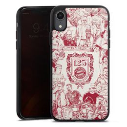 DeinDesign iPhone Xr Handy Silikon H&uuml;lle Case schwarz Handyh&uuml;lle Official Licensed Product Fcb 125 Jahre Fc Bayern M&uuml;nchen