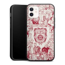 DeinDesign iPhone 12 mini Handy Premium Silikon H&uuml;lle Handyh&uuml;lle schwarz Case Fcb 125 Jahre Fc Bayern M&uuml;nchen Official Licensed Product Silikon Premium Case