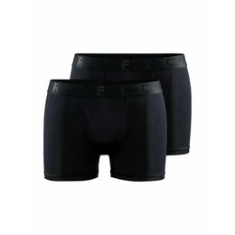 Craft Core Dry Boxer 3-Inch 2-Pack Bekleidung Herren schwarz