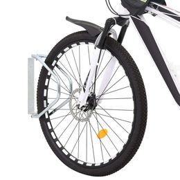 vidaXL Fahrradständer 2 Stk. Wandmontage Verzinkter Stahl