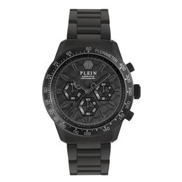 Philipp Plein Uhr Herren Gr&ouml;&szlig;e One Size schwarz / silber / wei&szlig;